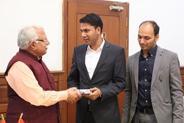 Kapil Kamboj and Rahul Kamboj met CM Haryana Manohar Lal Khattar in ...